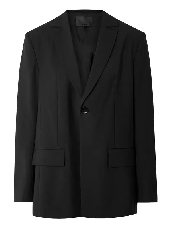 Tibi Woven Blazer - Black