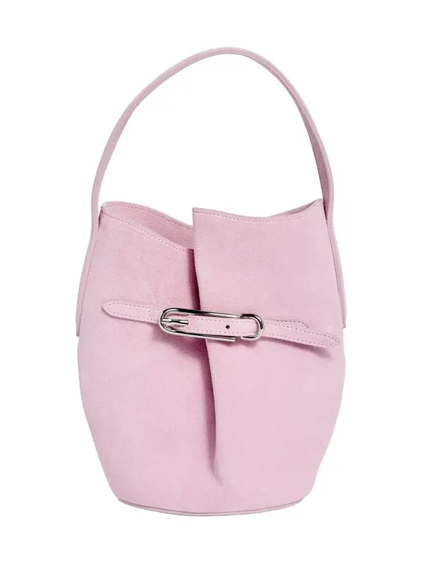 LIFFNER Mini Belted Bucket Bag - Pink