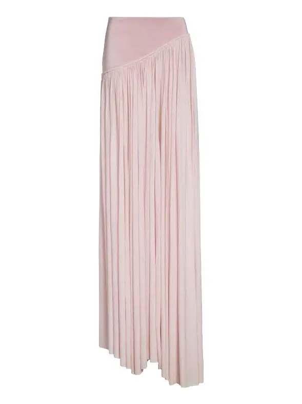 Zimmermann Alchemy Asymmetric Maxi Skirt - Light Pink