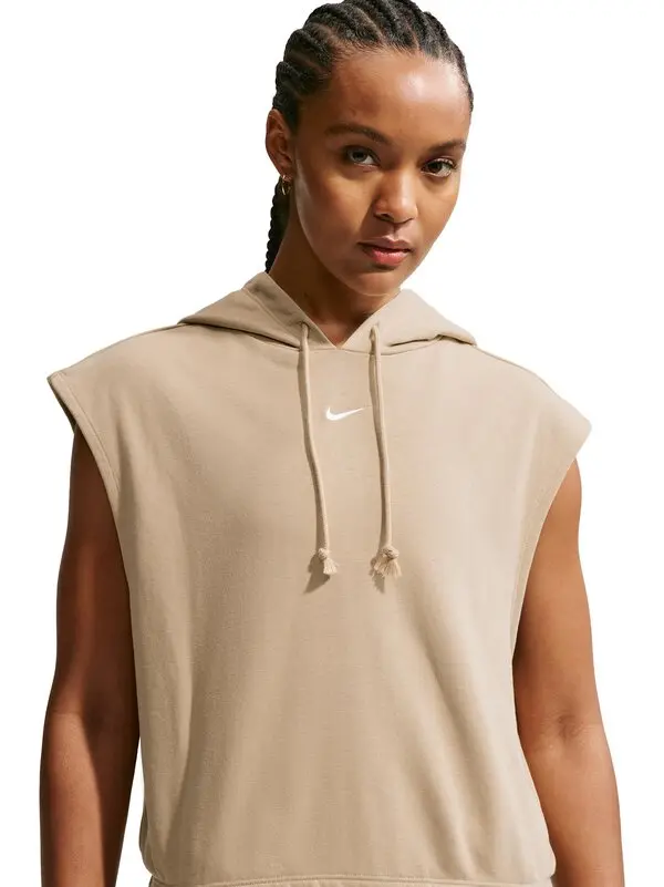 Nike Sportswear Phoenix Fleece Sleeveless Top - Brown