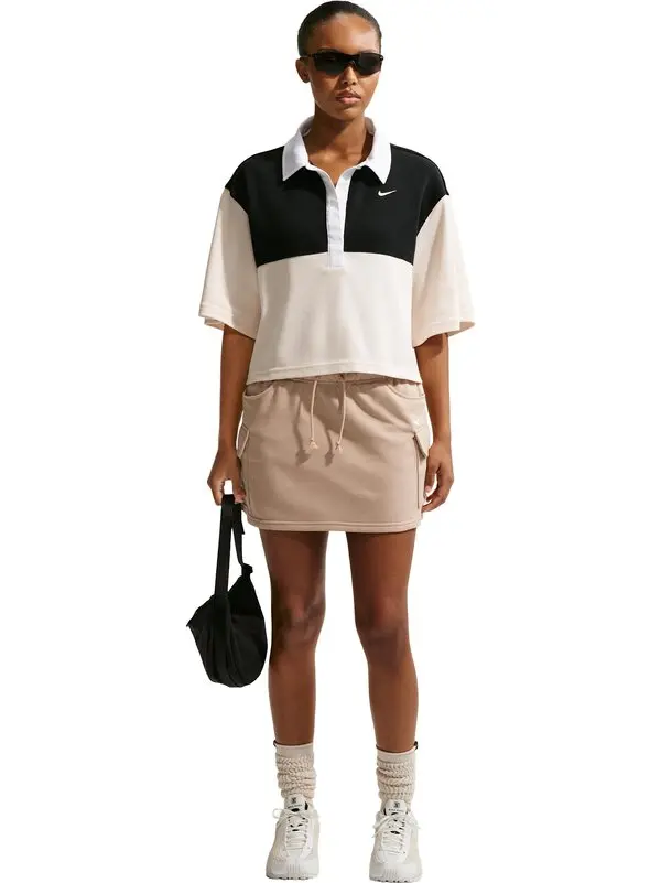 Nike Sportswear Phoenix Fleece Mid-rise Cargo Miniskirt - Brown