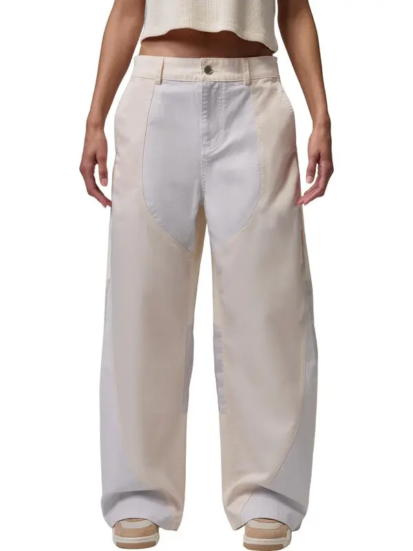 JORDAN Flight '91 Wide-leg Baggy Trousers - White