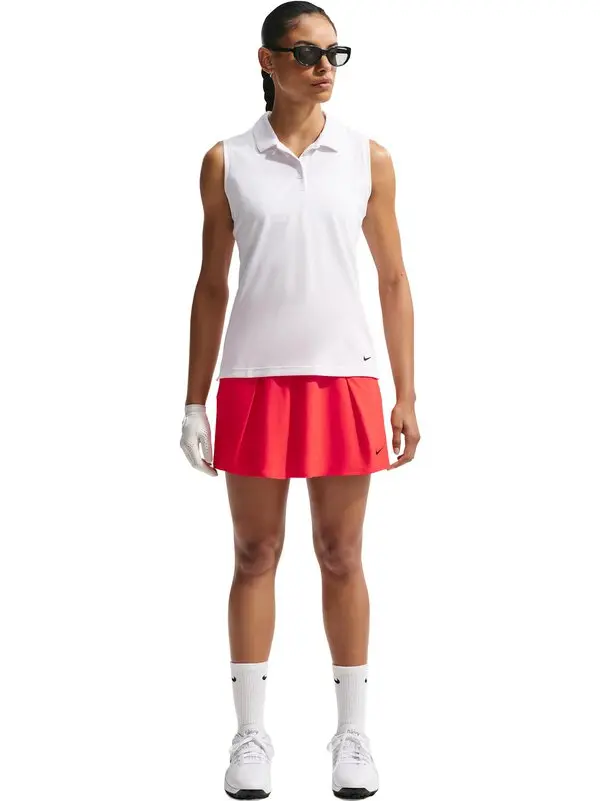 Nike Golf Club Dri-fit Flouncy Golf Skirt - Red