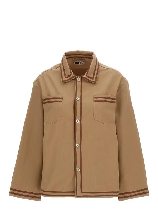 BODE NEW YORK Canteen Jacket - Marrone