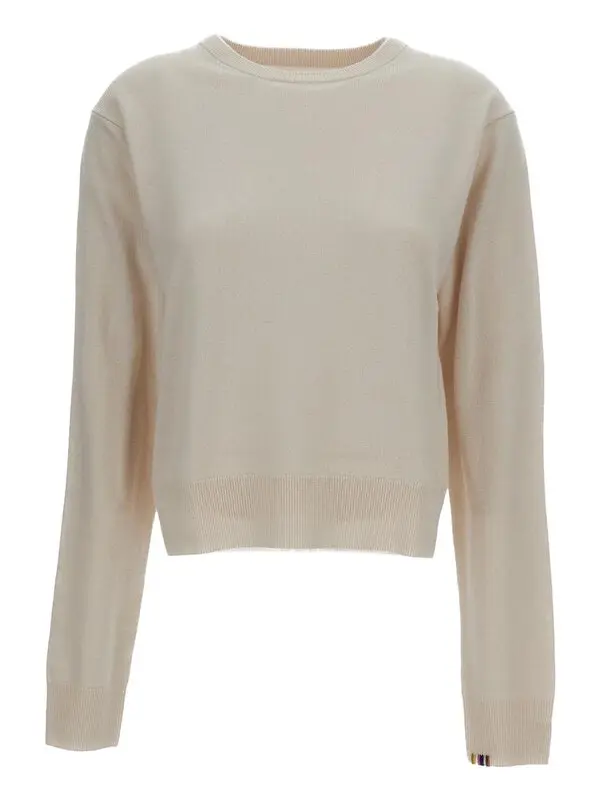 EXTREME CASHMERE X Crewneck Knit No. 475 March - White