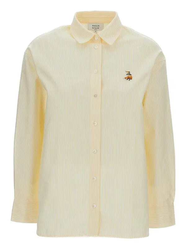 Maison Kitsuné Dreaming Fox Shirt - Yellow