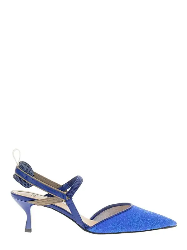 Fendi Colobri' Lite Slingback Heels - Blu