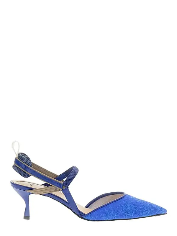 Fendi Colobri' Lite Slingback Heels - Blue