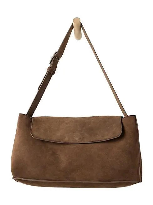 Free People Lottie Messenger Bag - Espresso