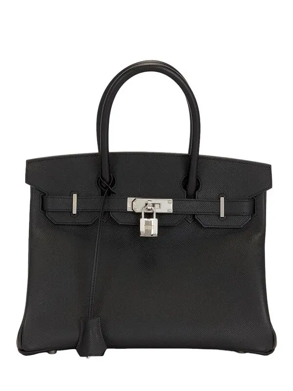 Hermès Epsom Birkin 30 Handbag - Noir