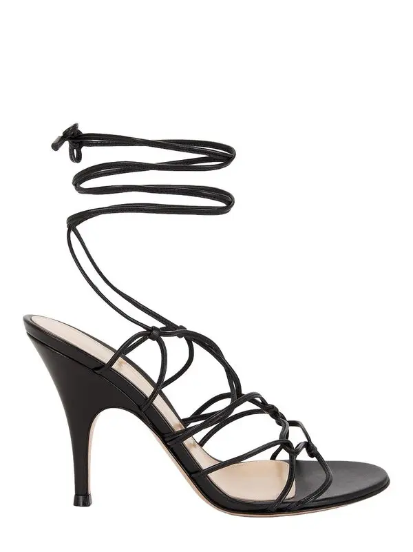 GIANVITO ROSSI Strappy Sandal - Black