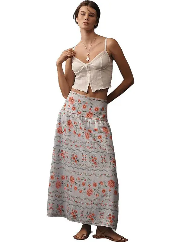 Saylor Tashi Maxi Skirt - Multi Floral