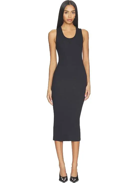 Fear Of God Fitted Long Tank Dress In . Also - Black