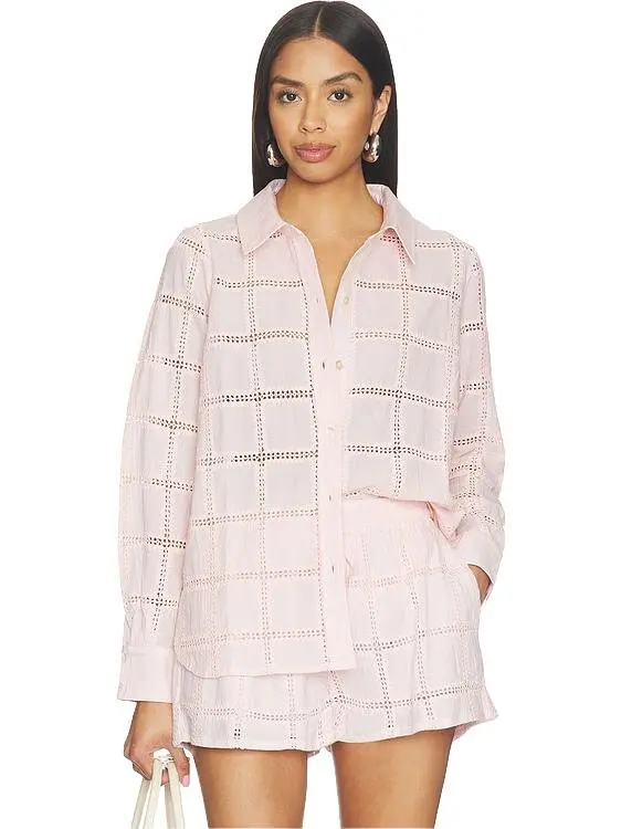 Cami Nyc Tomei Cotton Top - Pink
