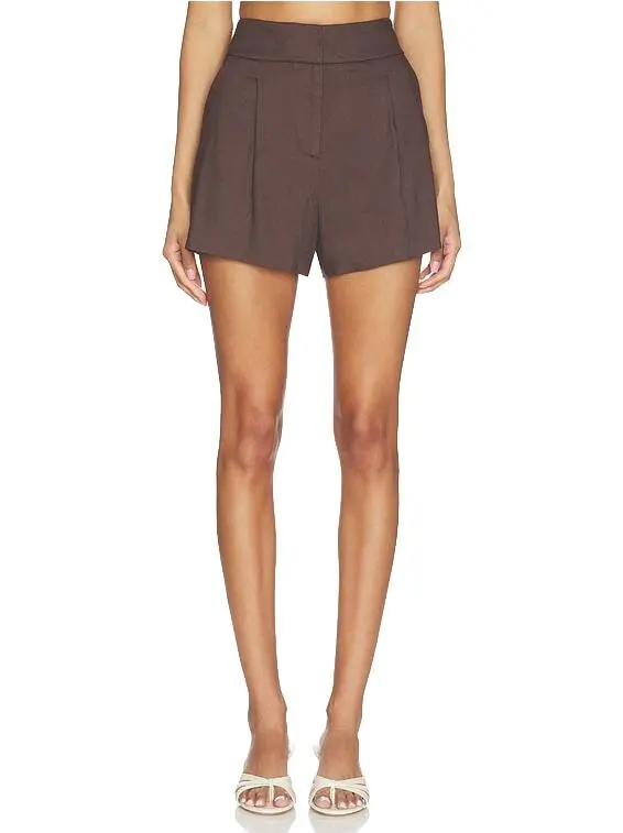 Veronica Beard Haina Short - Brown