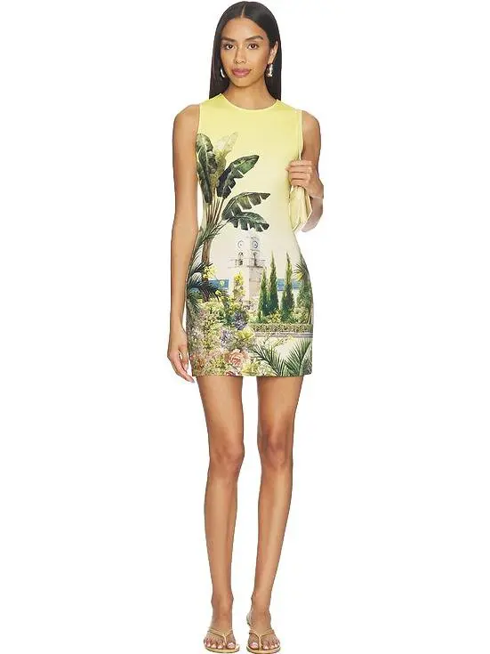 Alice + Olivia Wynell Fitted Mini Dress - Pure Paradise