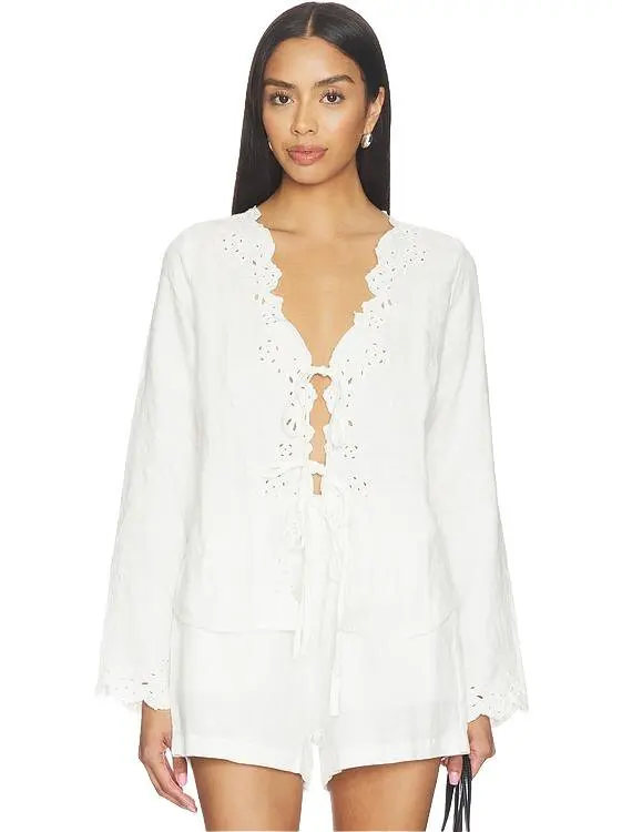 Rails Fleur Top - White