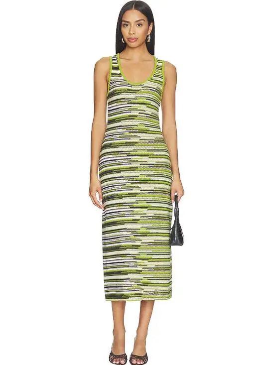 Proenza Schouler White Label Zinah Knit Dress - Apple Multi