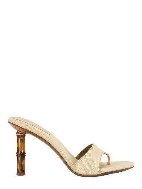 Jeffrey Campbell Linette Sandal - Beige Canvas
