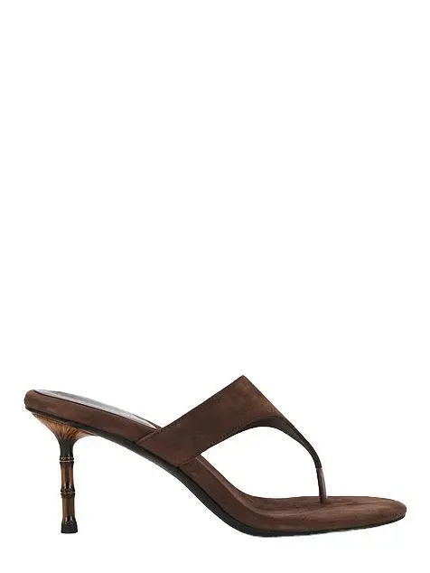 Jeffrey Campbell Marilla Sandal - Coffee Suede