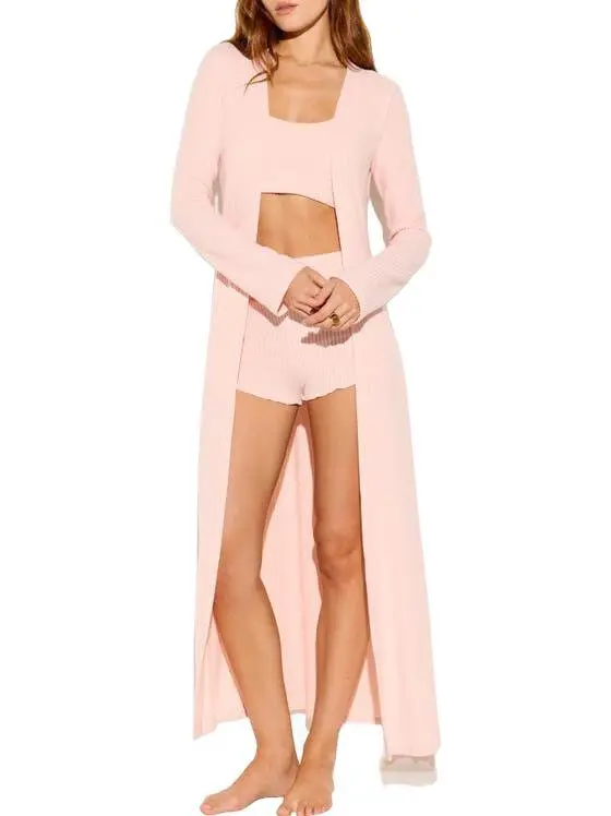 Spiritual Gangster Vida Rib Duster - Blush Pink