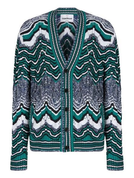 Missoni Striped Cotton-blend Cardigan - Multicoloured