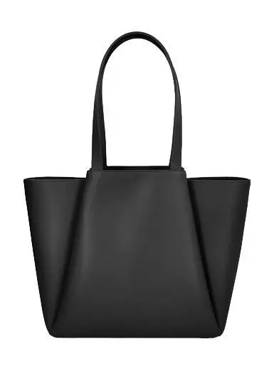 KAAI Pyramid Leather Tote Bag - Black