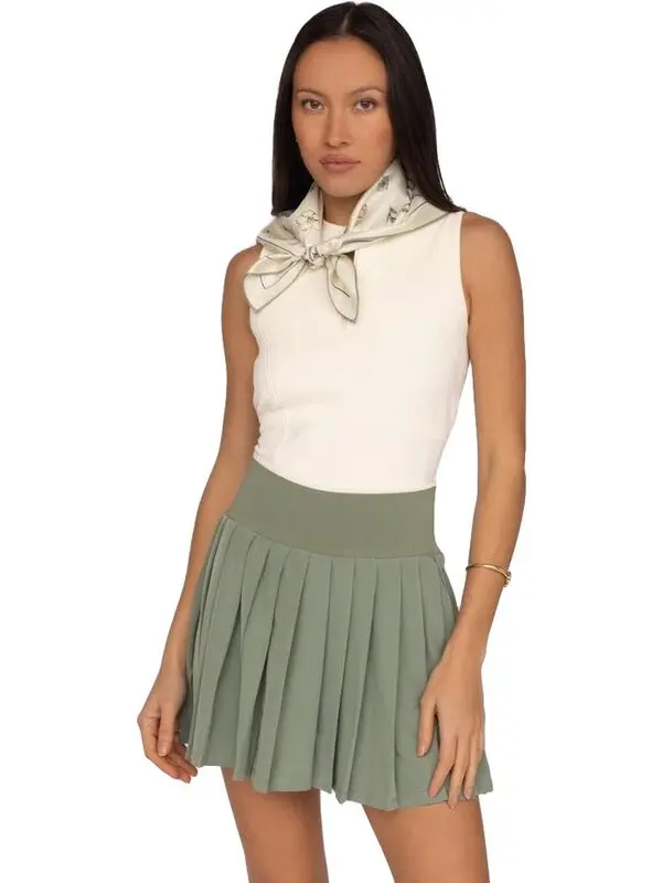 FORE-TÉ CLUB ATTIRE Clara Tennis Skort - Hedge