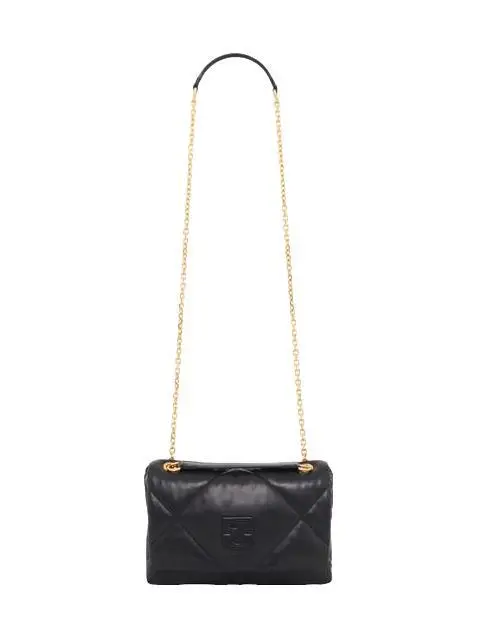 Gerard Darel Fanny Quilted Leather Crossbody Bag - Black