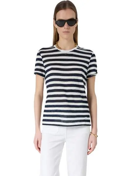 Gerard Darel Mellina Striped T-shirt - Navy Blue
