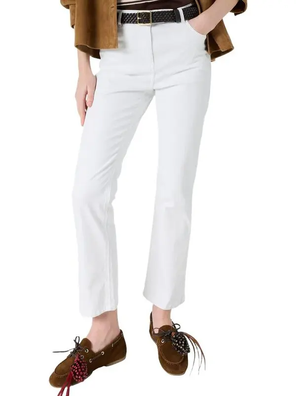 Gerard Darel Adela Slim Fit Jeans - White