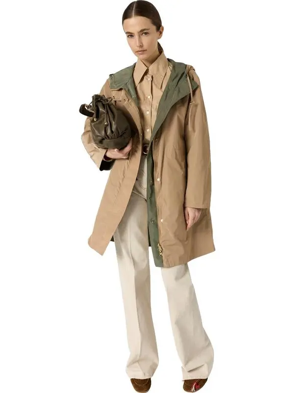 Gerard Darel Jannis Parka Coat - Sand