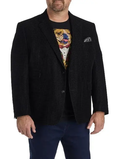 Robert Graham Houndstooth Blazer - Black