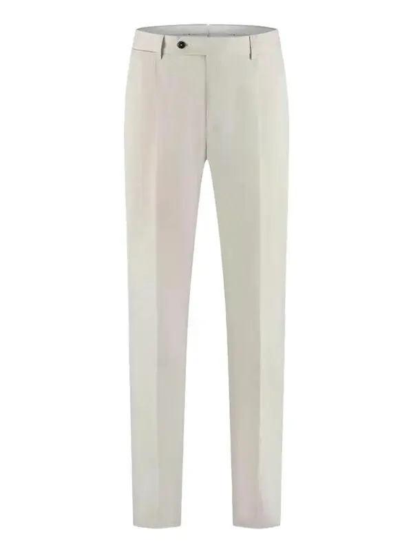 PT TORINO Button Tailored Trousers - White