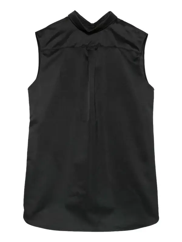 N°21 Sleeveless Blouse - Black