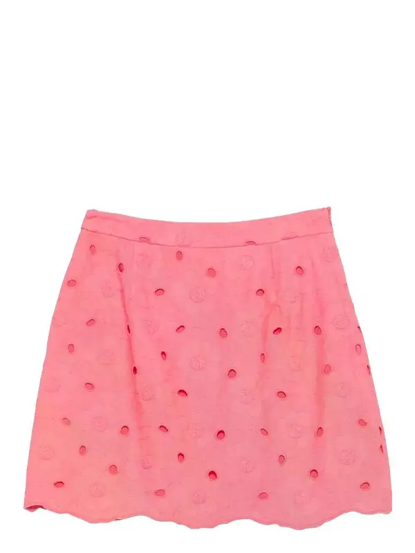 Vivetta Embroidered Mini Skirt - Pink