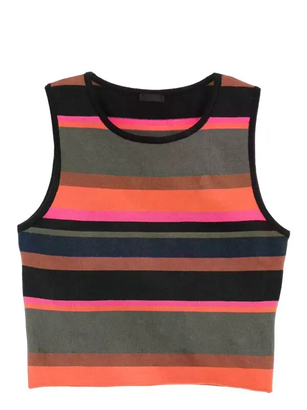 OSKLEN Striped Top - Black