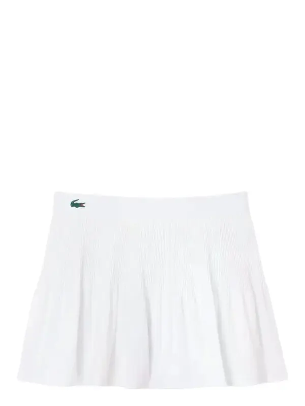Lacoste Pleated Short Skirt - White