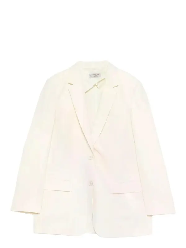 Alberto Biani Button Blazer - Neutrals