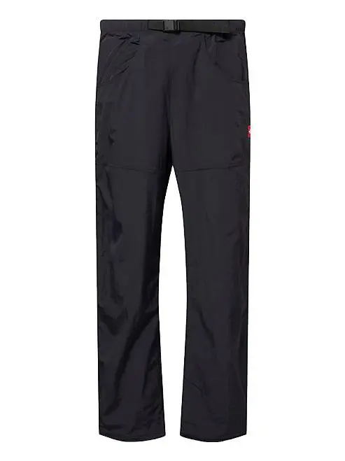 The North Face Straight-leg Logo-patch Shell Trousers - Tnf Black