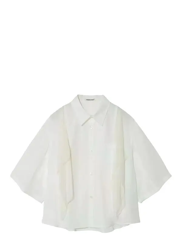 Undercover Ruffled Top - White