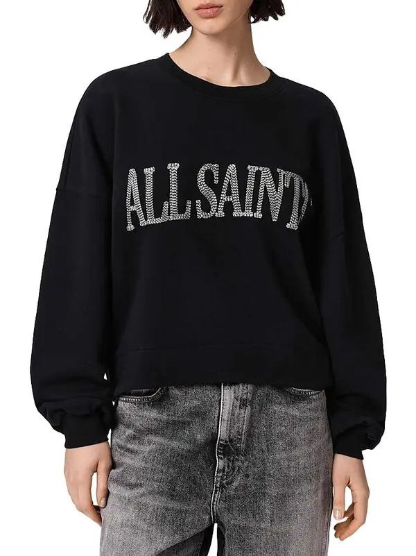ALLSAINTS Dash Lila Sweatshirt - Washed Black