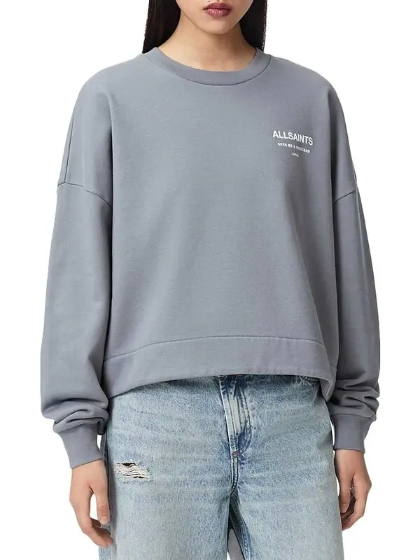 ALLSAINTS Dreamer Lila Sweatshirt - Quarry Blue