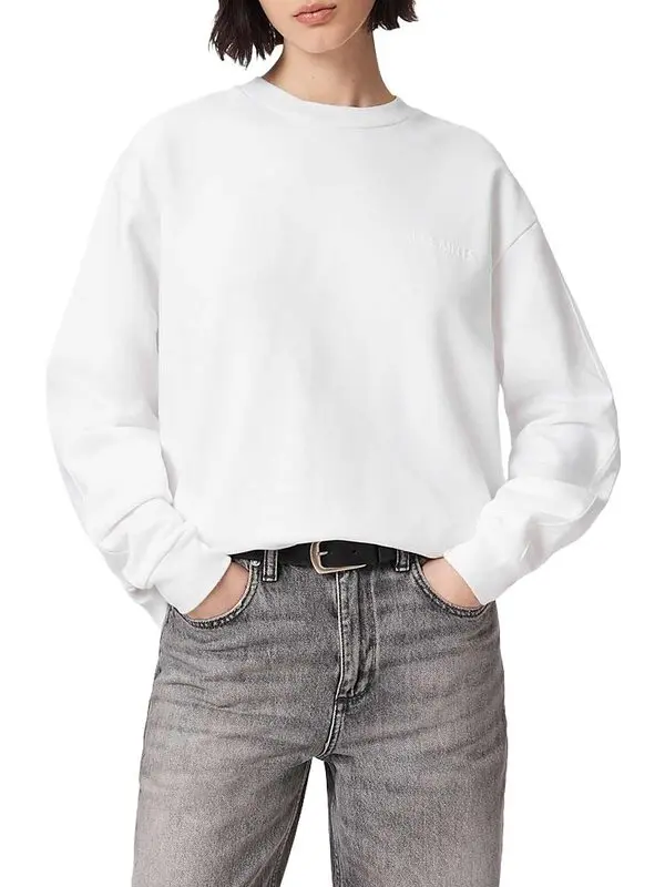 ALLSAINTS Mabel Etta Sweatshirt - Optic White