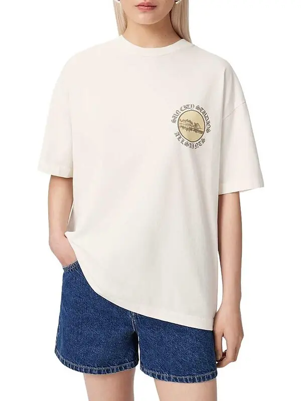 ALLSAINTS Etta Tee - Egret White