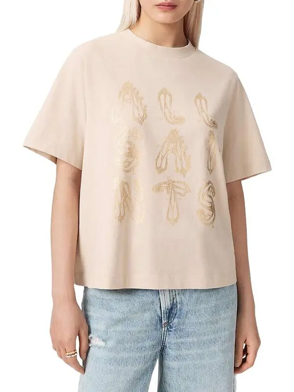 ALLSAINTS Ella Lisa Tee - Dove White