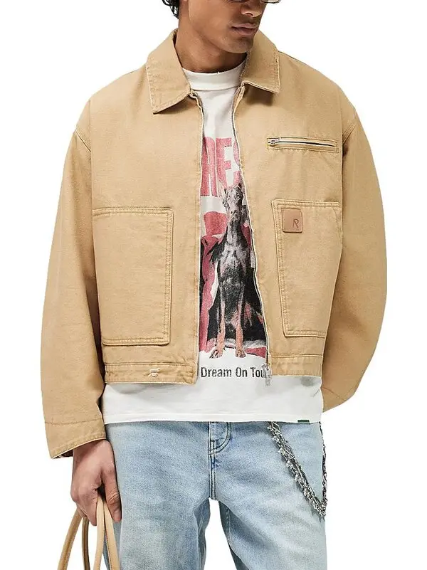 REPRESENT Worker Jacket - Washed Tan