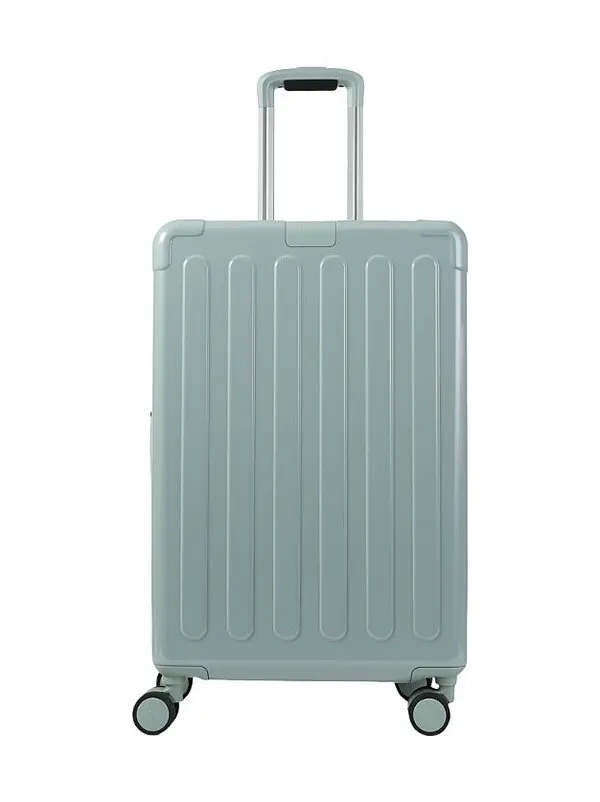 HEDGREN Nostos Glossy Medium Spinner Checked Bag - Laguna