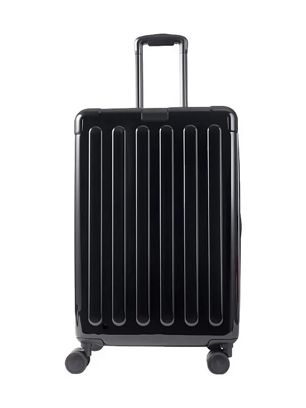 HEDGREN Nostos Glossy Medium Spinner Checked Bag - Nocturne