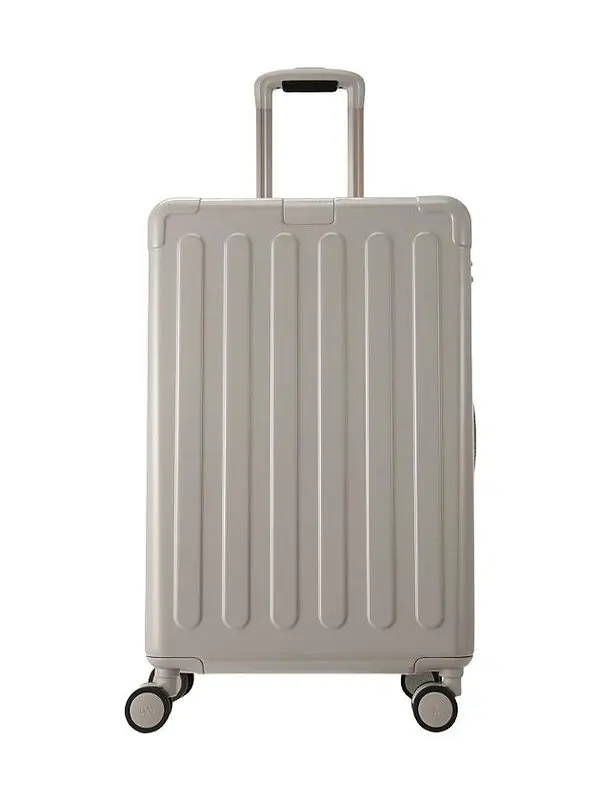 HEDGREN Nostos Glossy Medium Spinner Checked Bag - Pebble